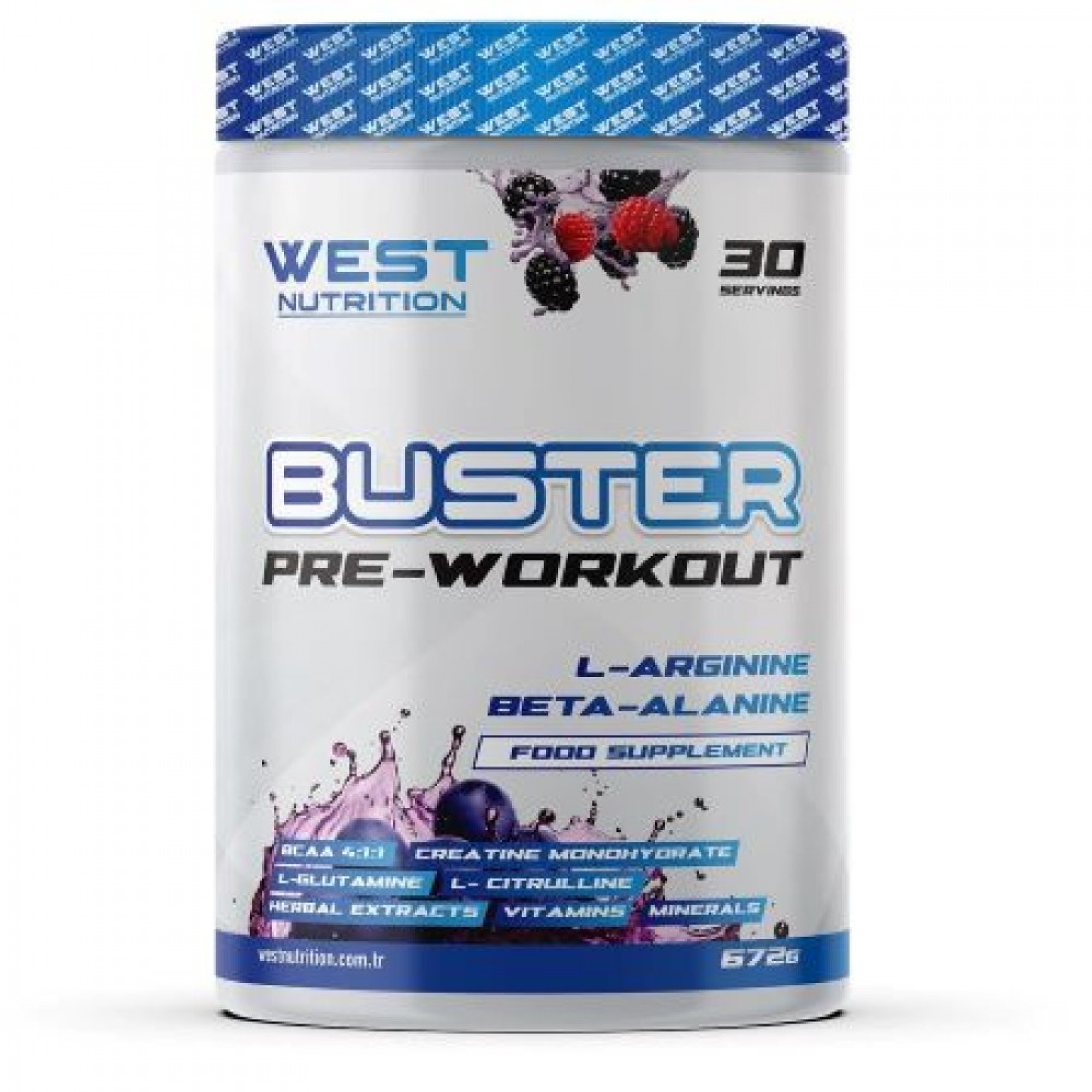 West nutrition Buster Preworkout 30 Servis 672 gram